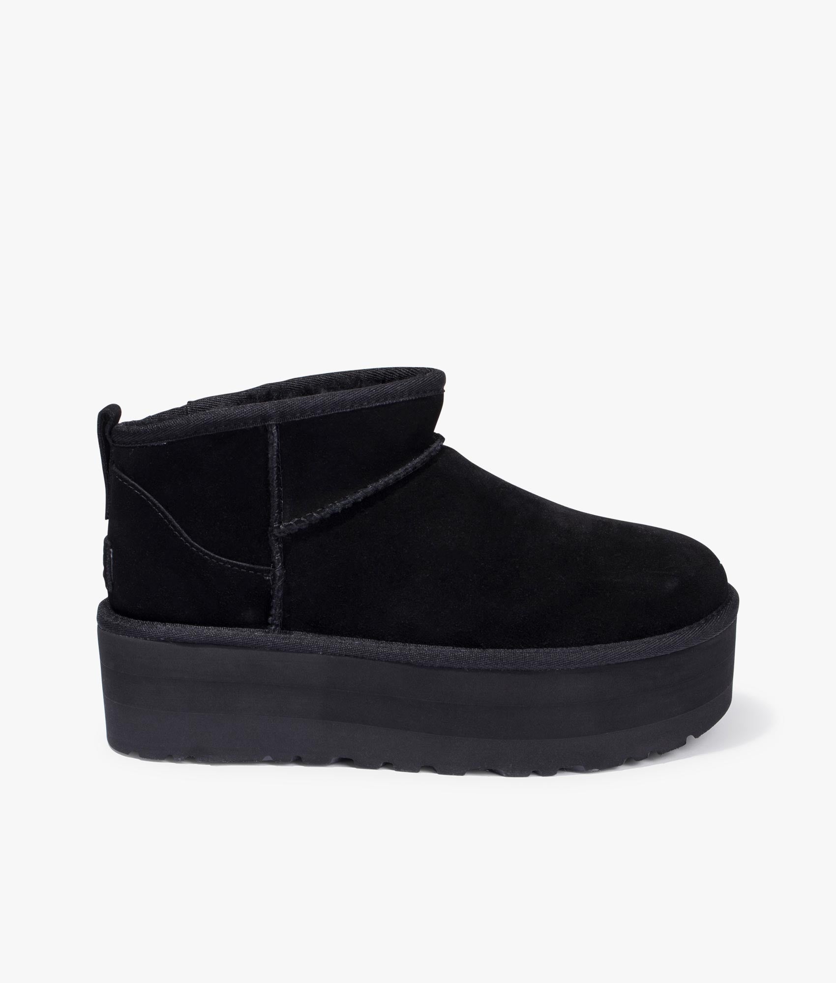 Ugg | Classic ultra mini platform boot in black | EQVVS Womens