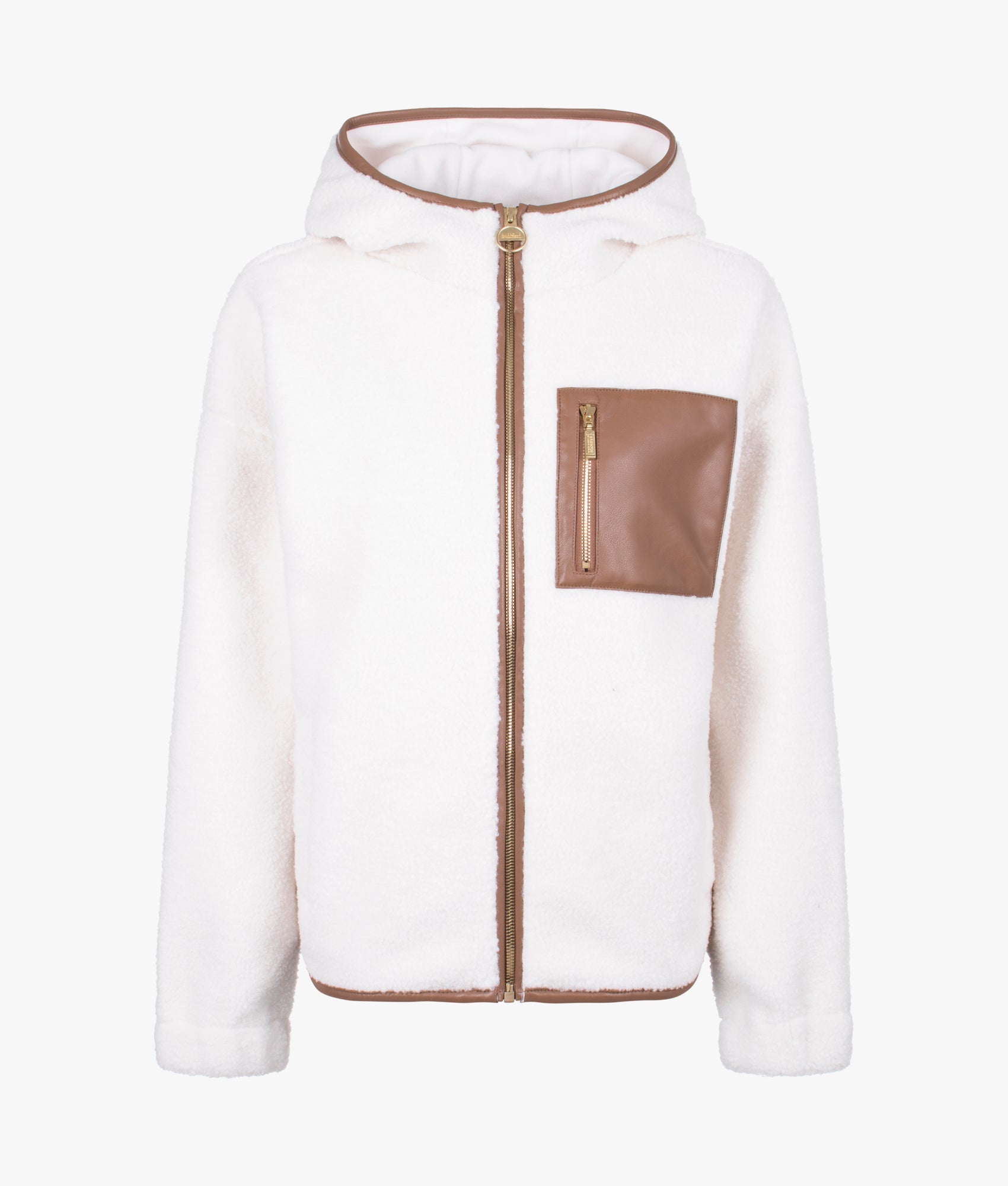 Barbour | Comet zip fleece in winter white | EQVVS Womens