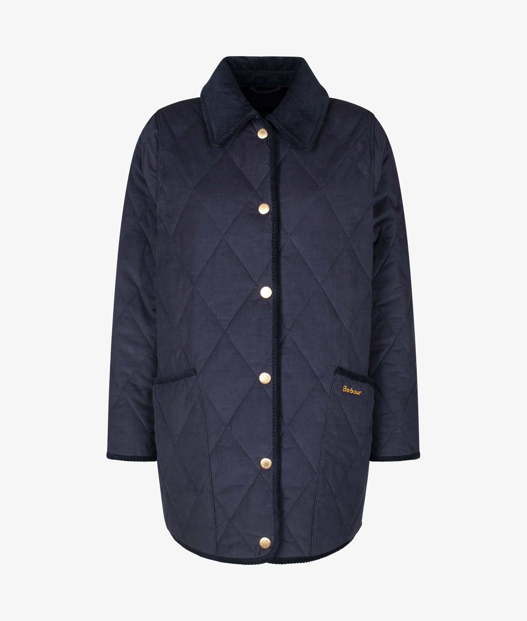 Barbour | Cornelia quilted jacket in navy | EQVVS Womens