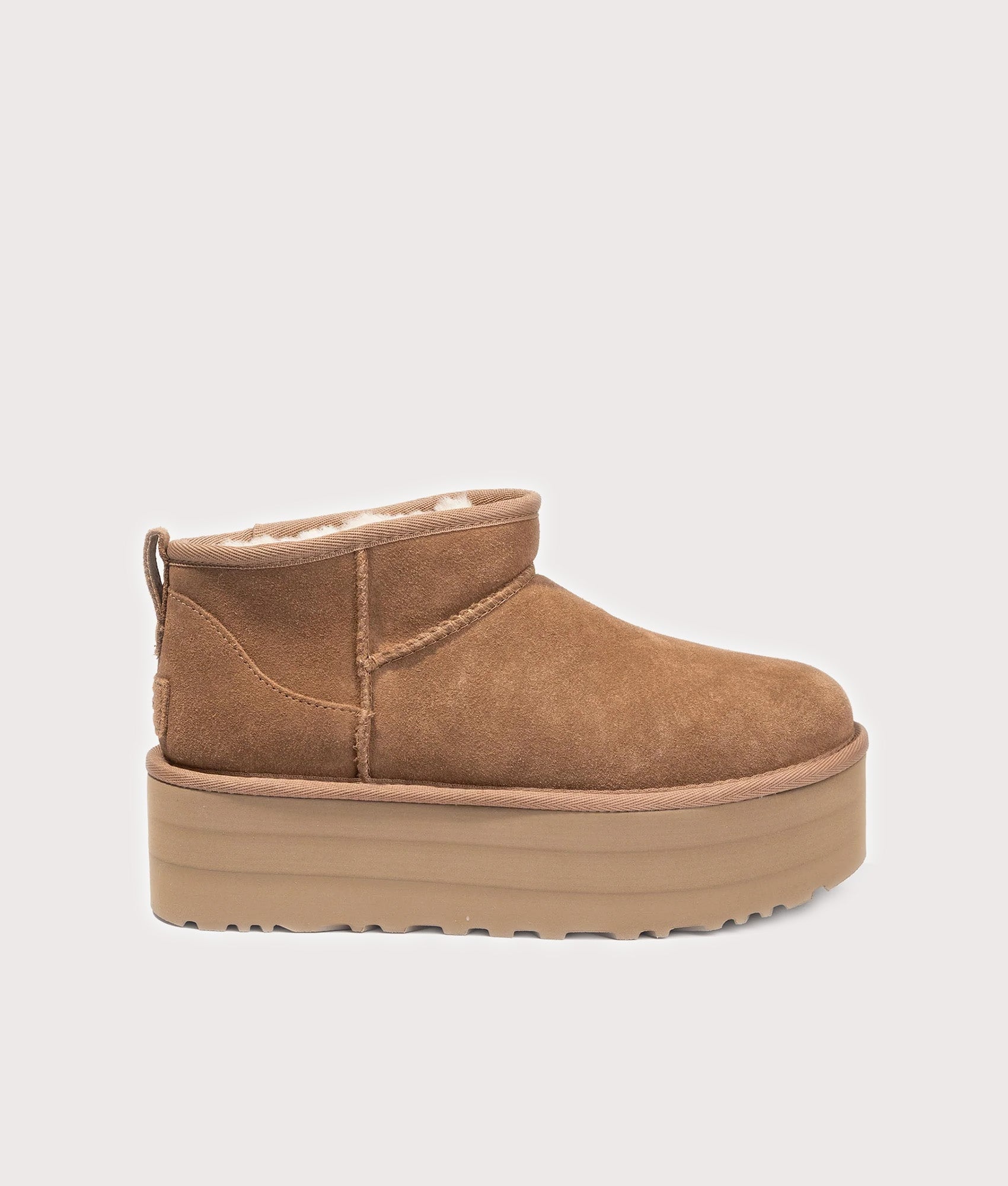 Ugg | Classic ultra mini platform boot in chestnut | EQVVS Womens