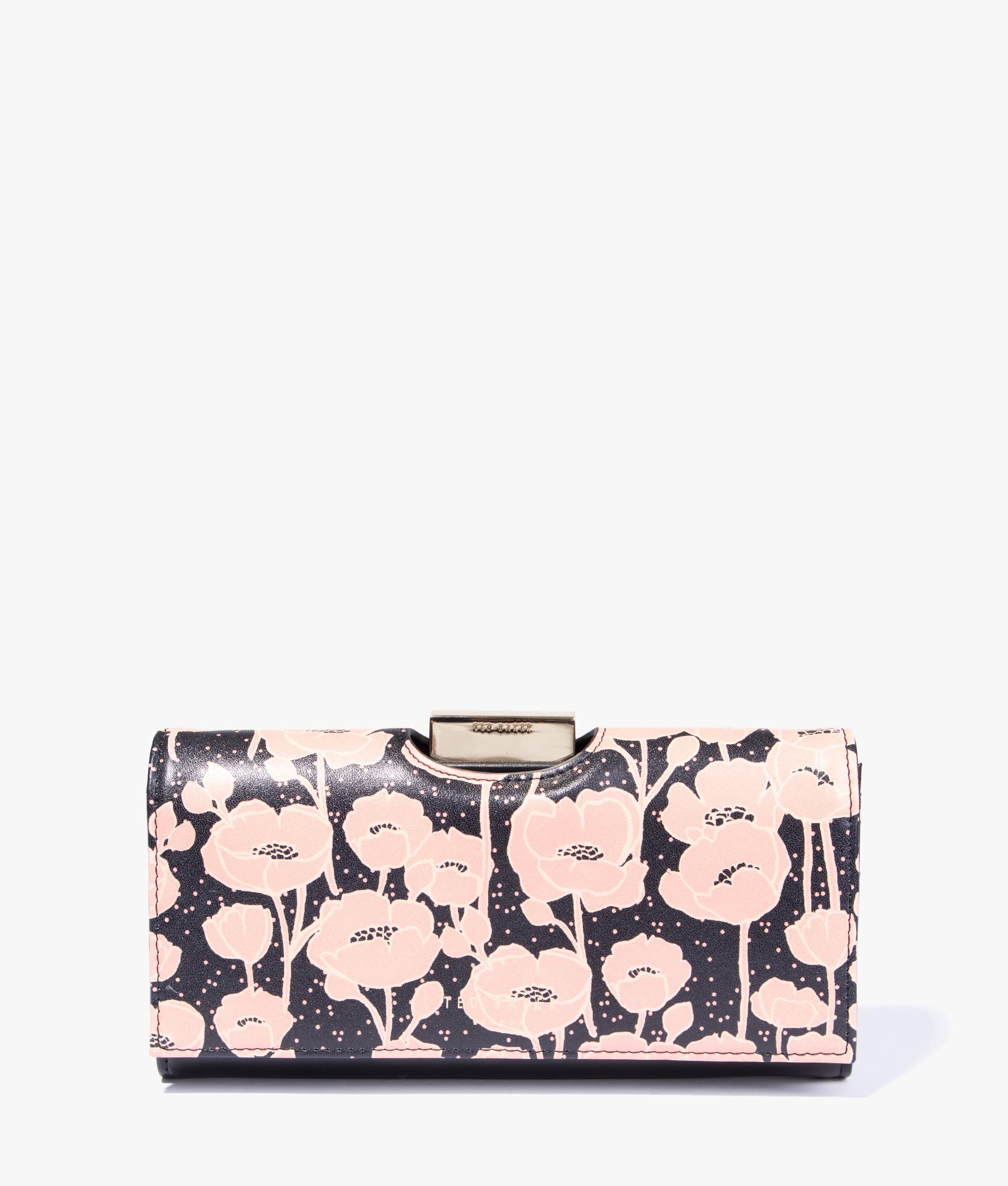 Ted Baker | Ponida floral printed large bobble purse in black | EQVVS ...